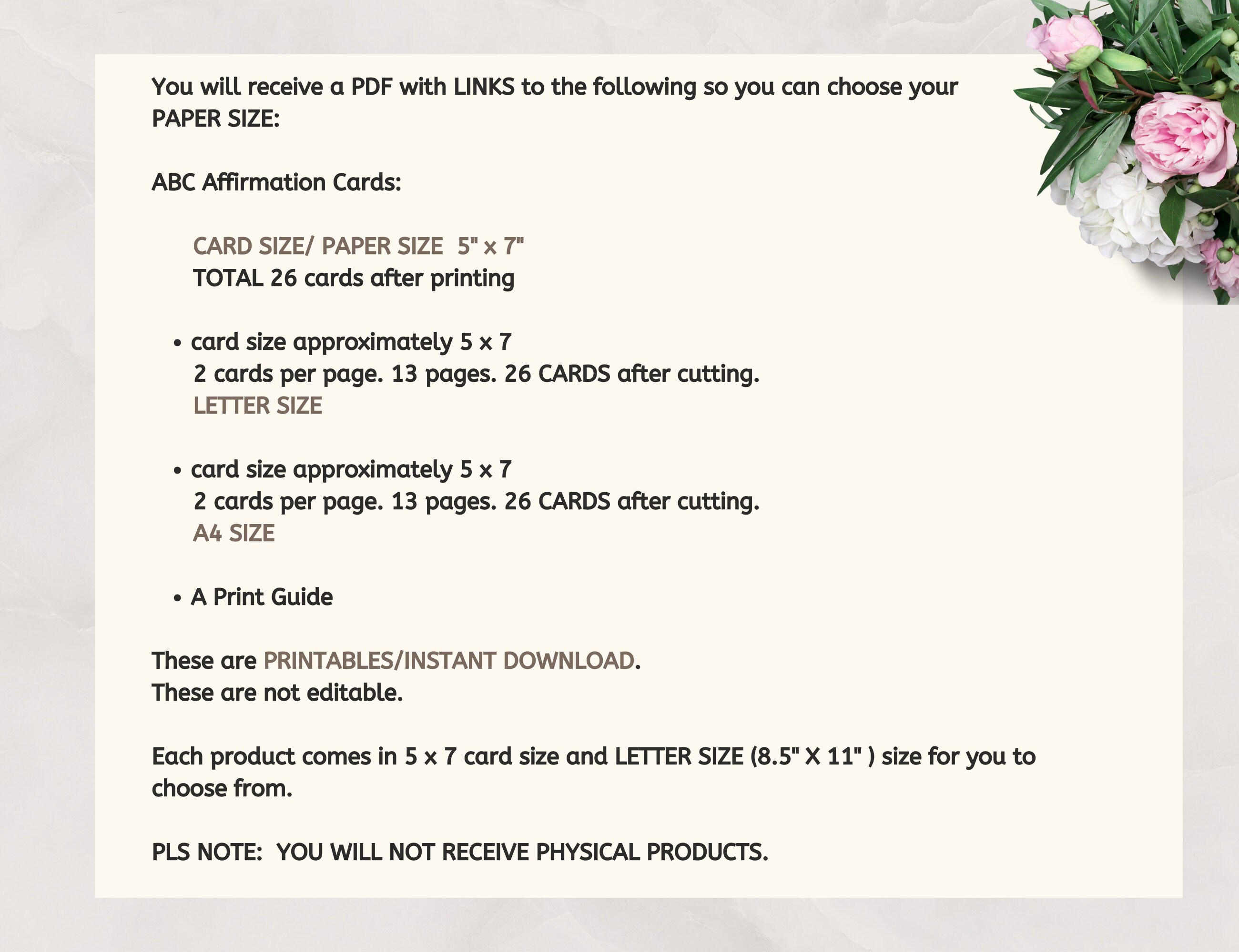 Alphabet Affirmation Cards/ Printable Affirmation Cards for Students ...