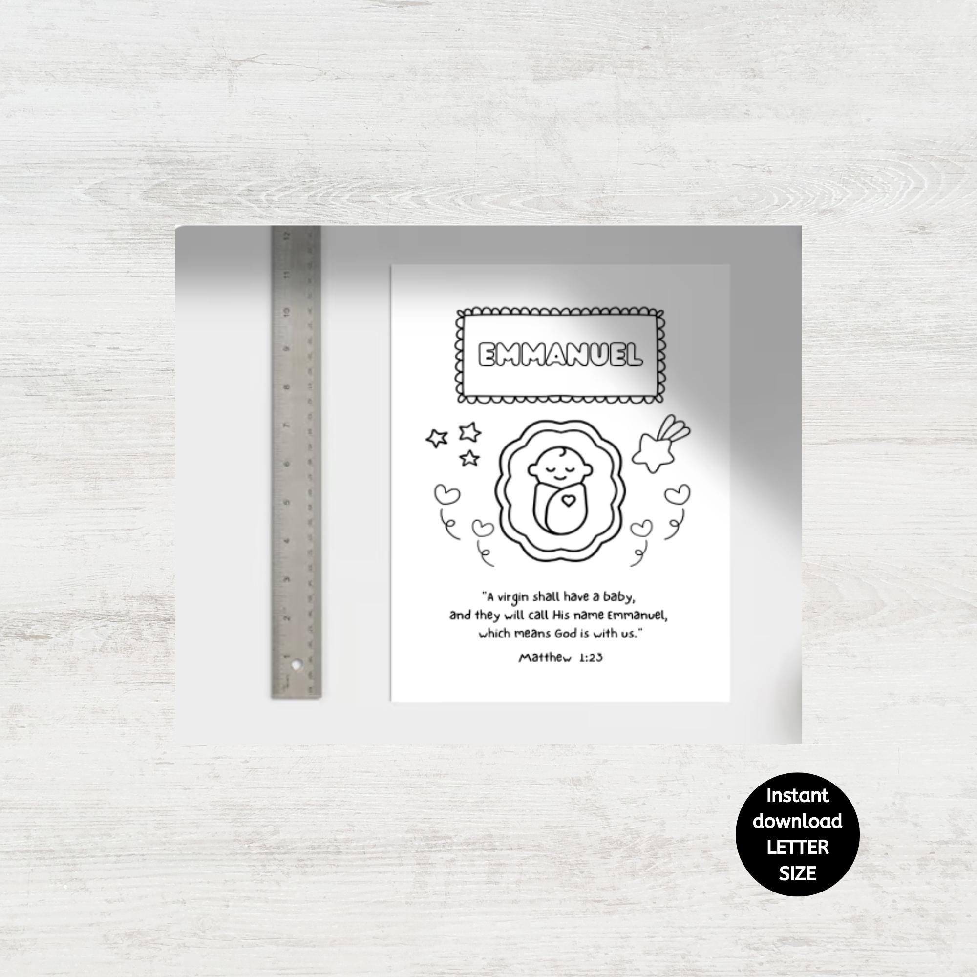 Names of Jesus Coloring Pages, Bible Verse Coloring Pages for ...