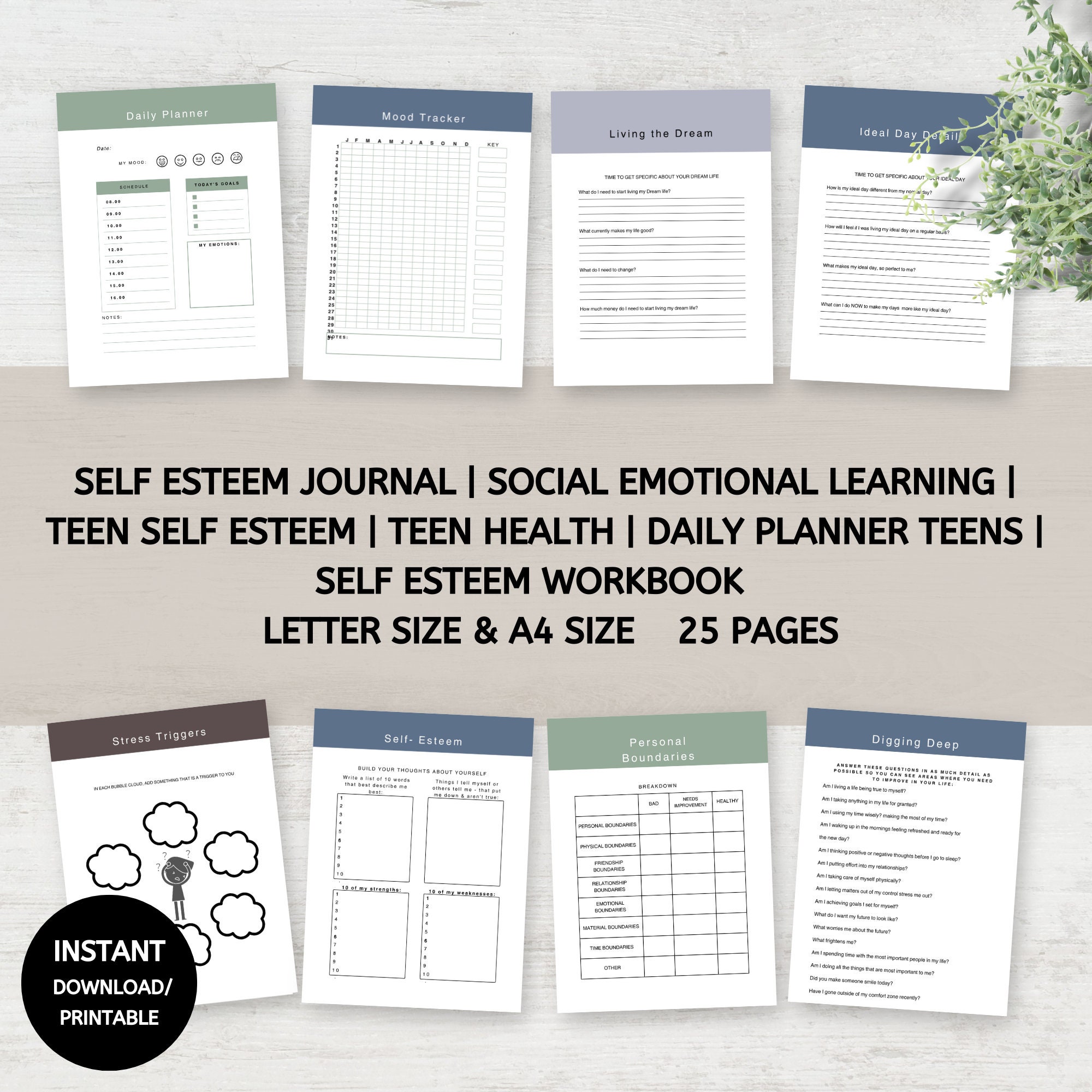 Self Esteem Journal, Coping Skills, Teen Self Esteem, Teen Health ...