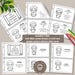 12 Disciples Craft for Kids, Printable Mini Coloring Pages Set, Jesus ...