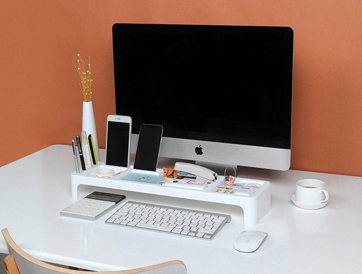 Desktop Organizer Desk Storage With Compartments for - Etsy