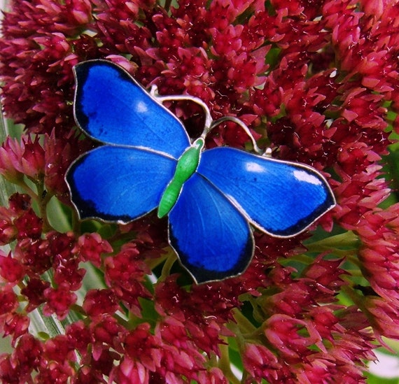 John Atkins and Sons Art Deco Nouveau Royal Blue Enam… - Gem