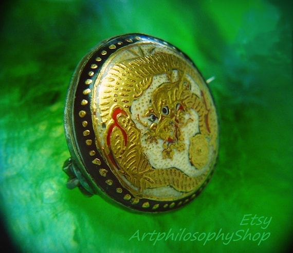 Antique Japanese Meiji Satsuma Cross Mark Gold Gilt E… - Gem