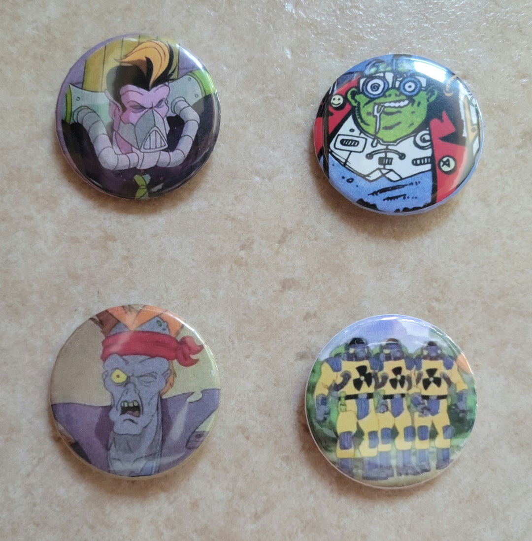 Toxic Crusaders Villains 1.5 Button Set - Etsy