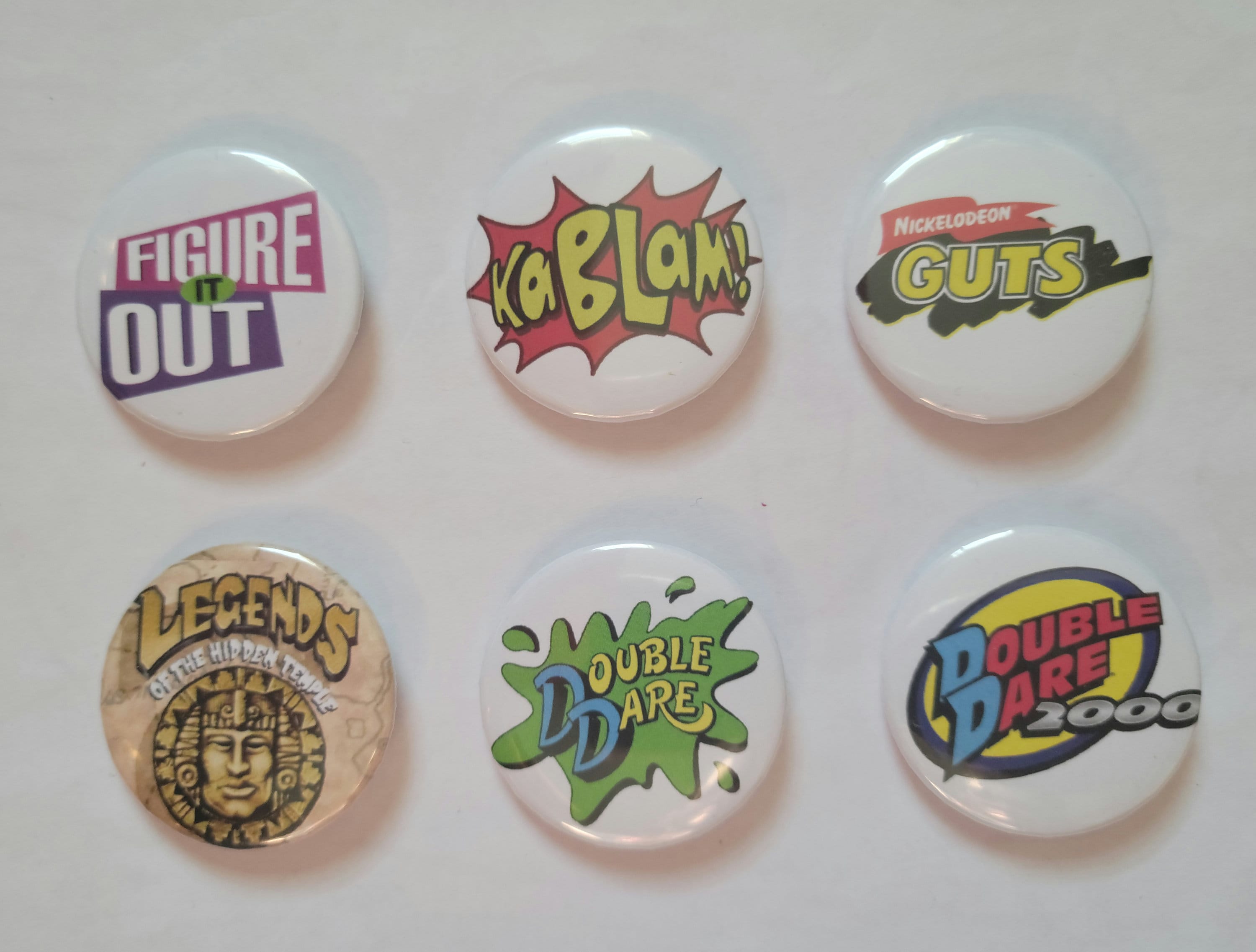 Retro Kid Game Show 1.5" Button Set - Etsy
