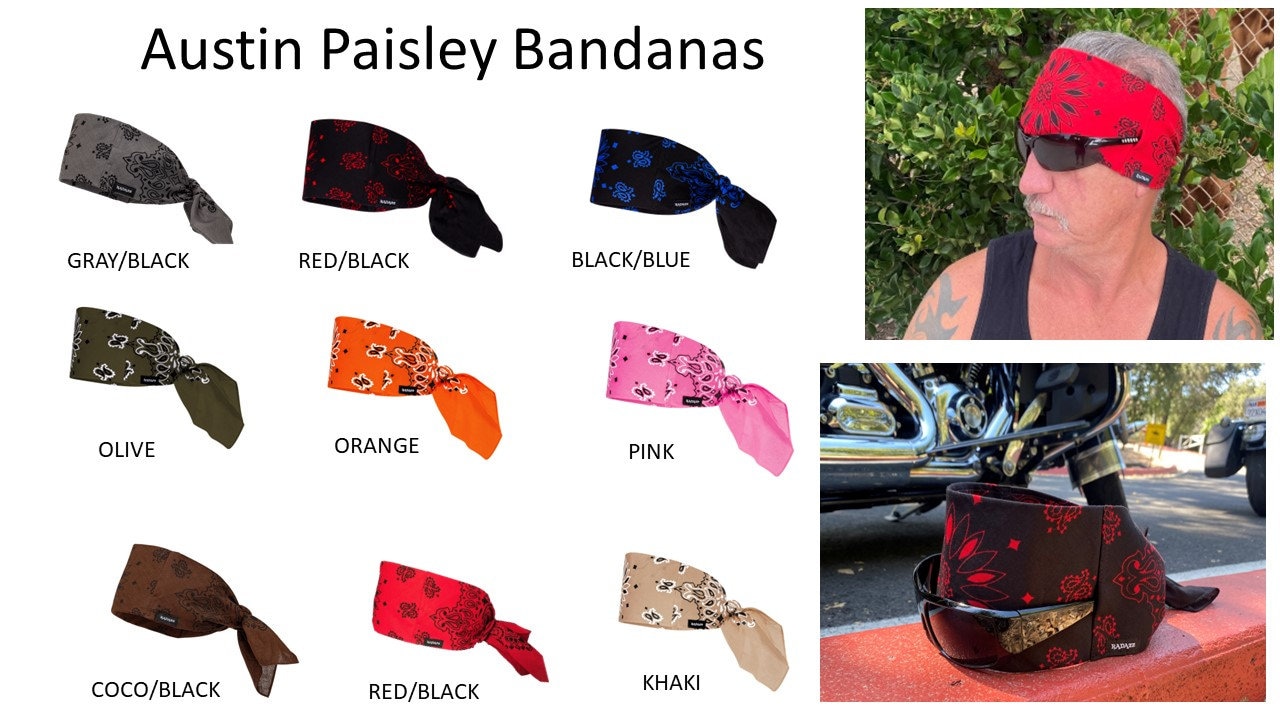 Bandanas With Slots for Eyewear - Etsy