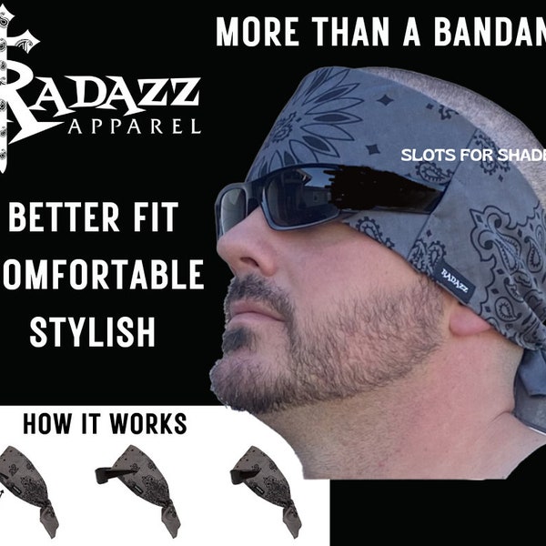 Leather Biker Bandanas - Etsy