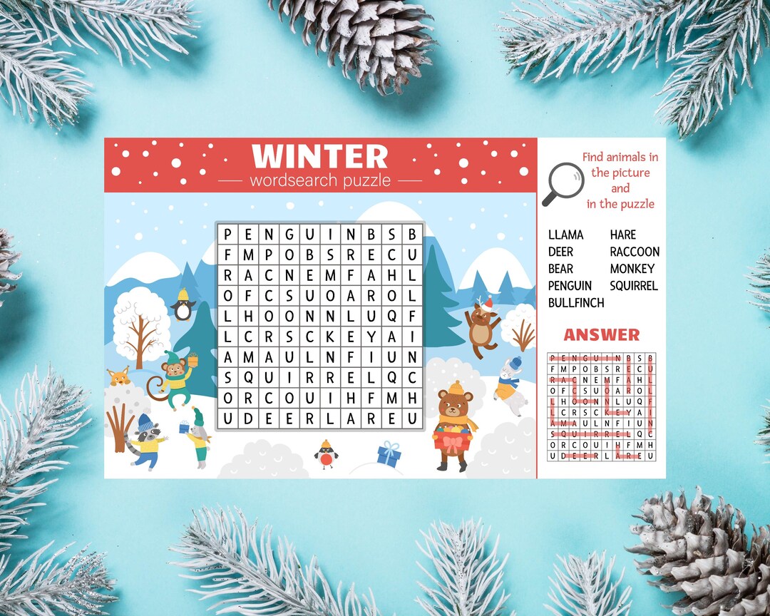 Winter Holiday Games, Christmas Games for Kids, Holiday Games for Kids ...
