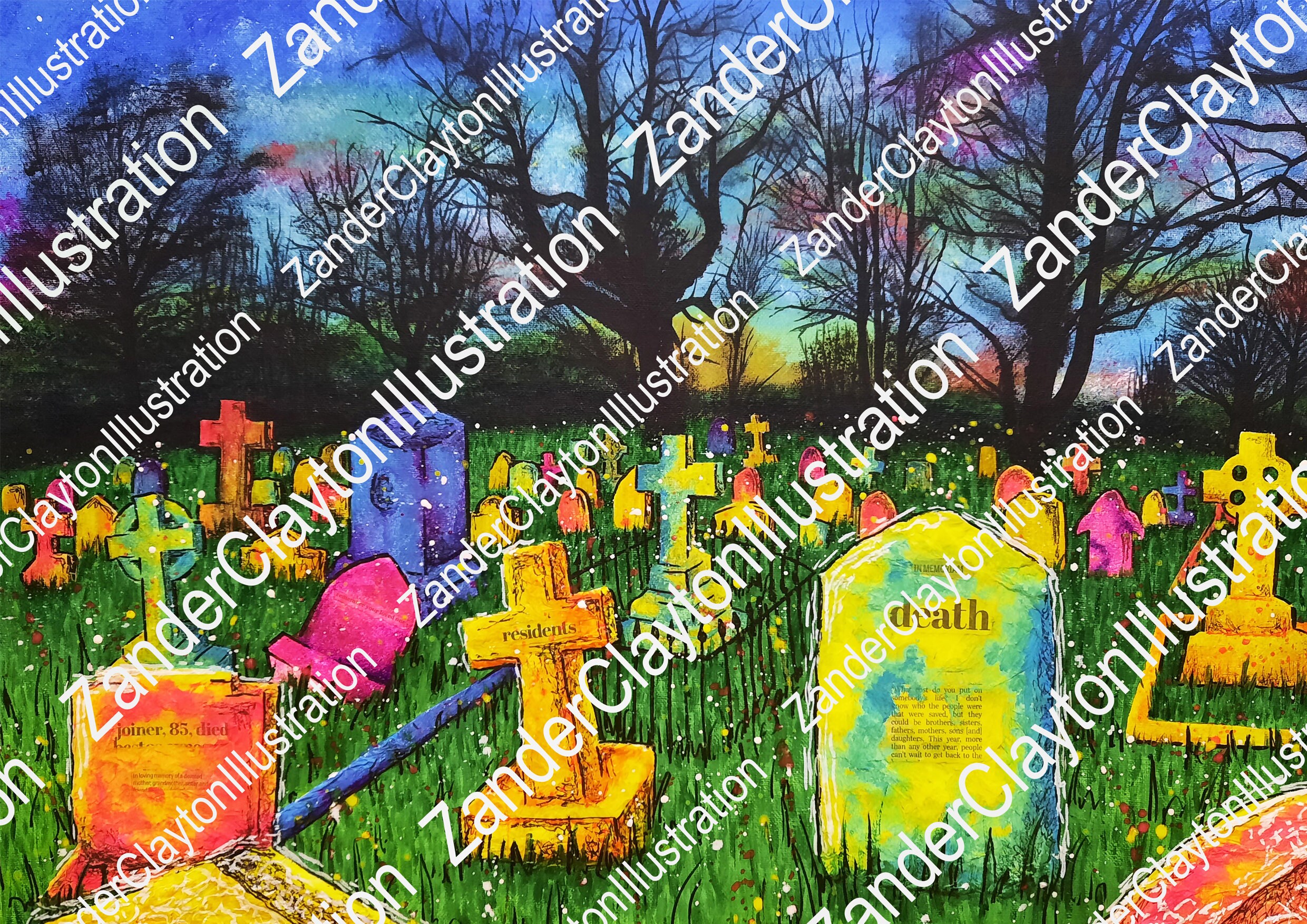 Art of the Afterlife Print - Etsy