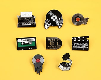 Music Enamel Pin - Etsy