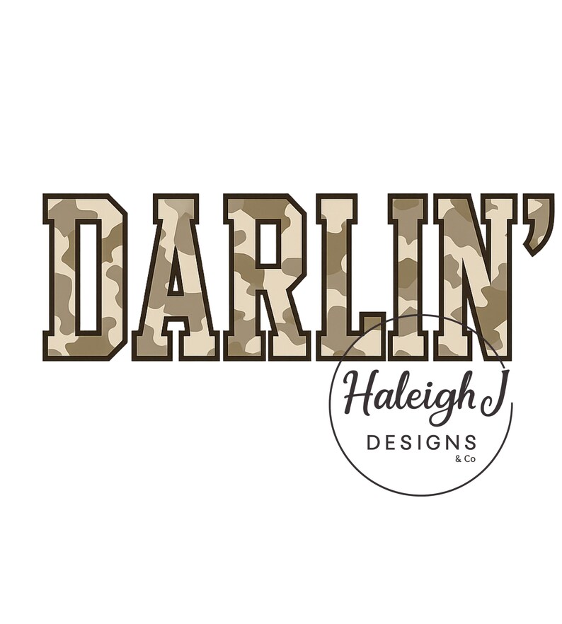 DARLIN Camouflage Png (digital Design) - Etsy