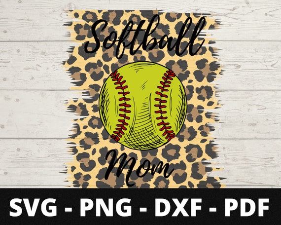 Softball Mom Svg Png Dxf Pdf Digital Download Etsy