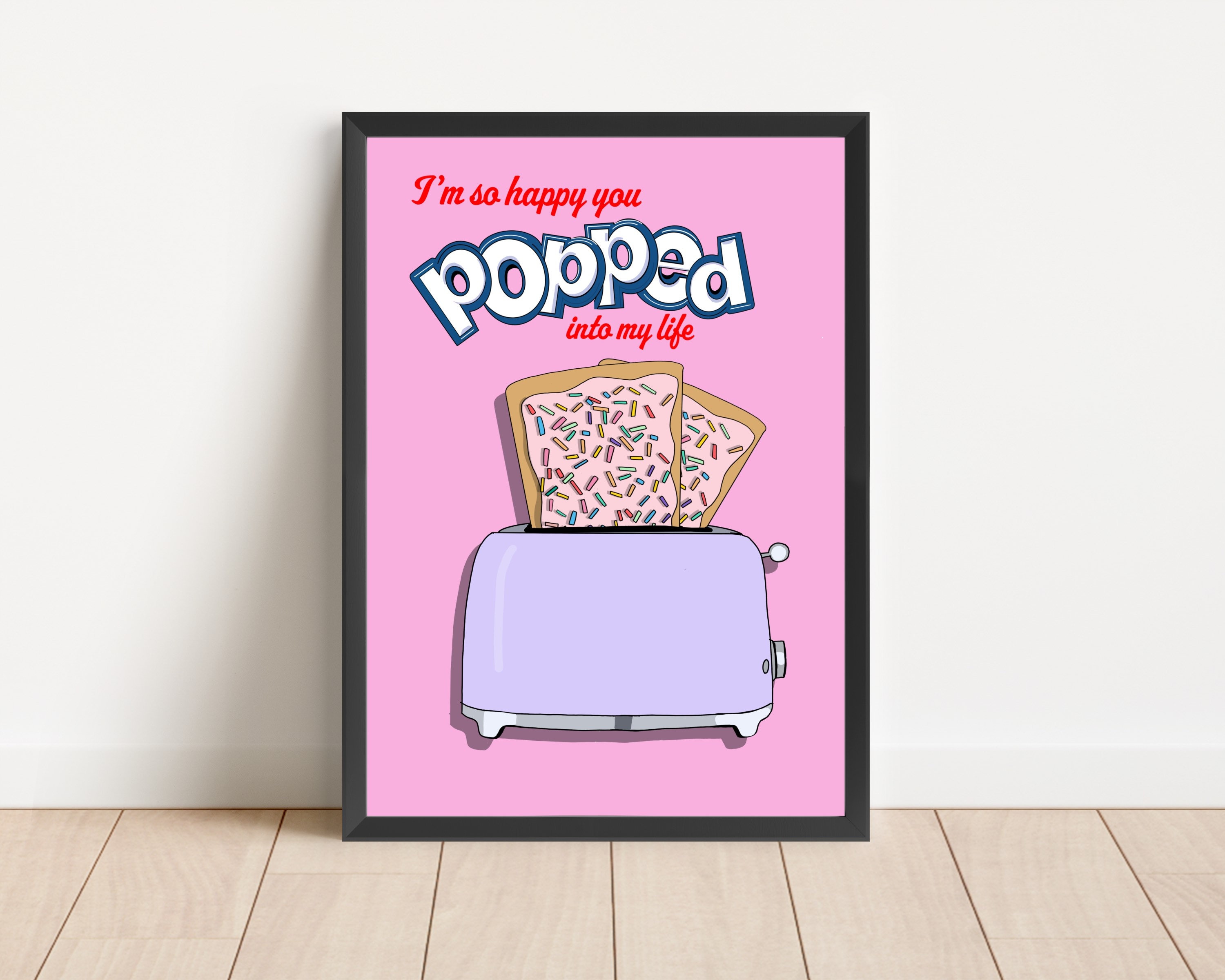 Pop Tart Positive Quote 90s Print Colourful Retro Print With Saying L ...