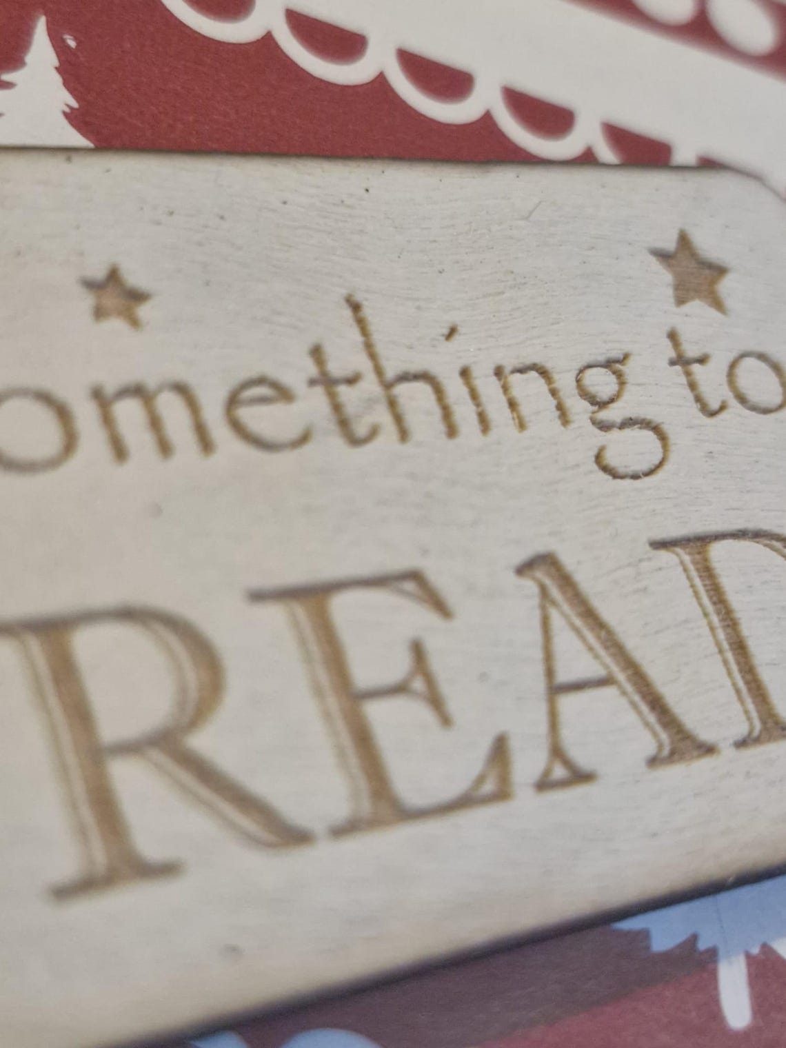 Something You Want Re-useable Wooden Tags - Christmas / Keepsake ...