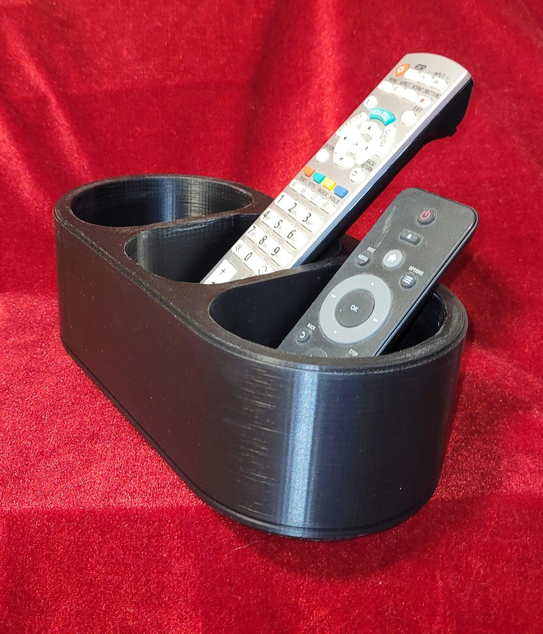 Rounded Remote Control Holder – 3D Printed Caddy - Etsy UK