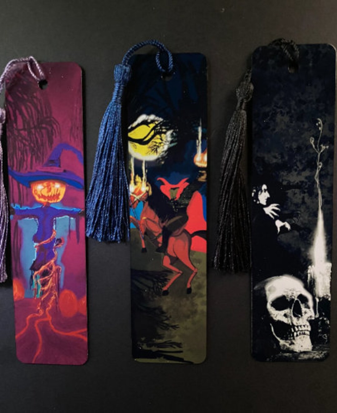Spooky Themed Metal Book Marks - Etsy