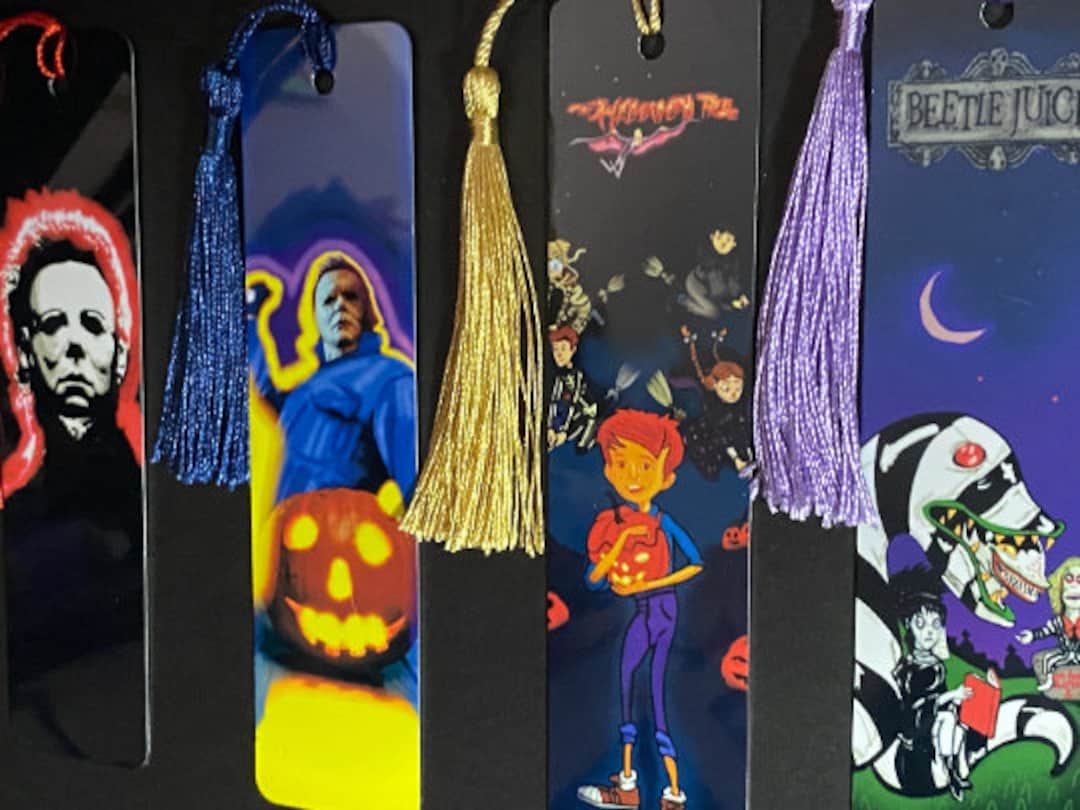 Spooky Themed Steal Bookmarks - Etsy