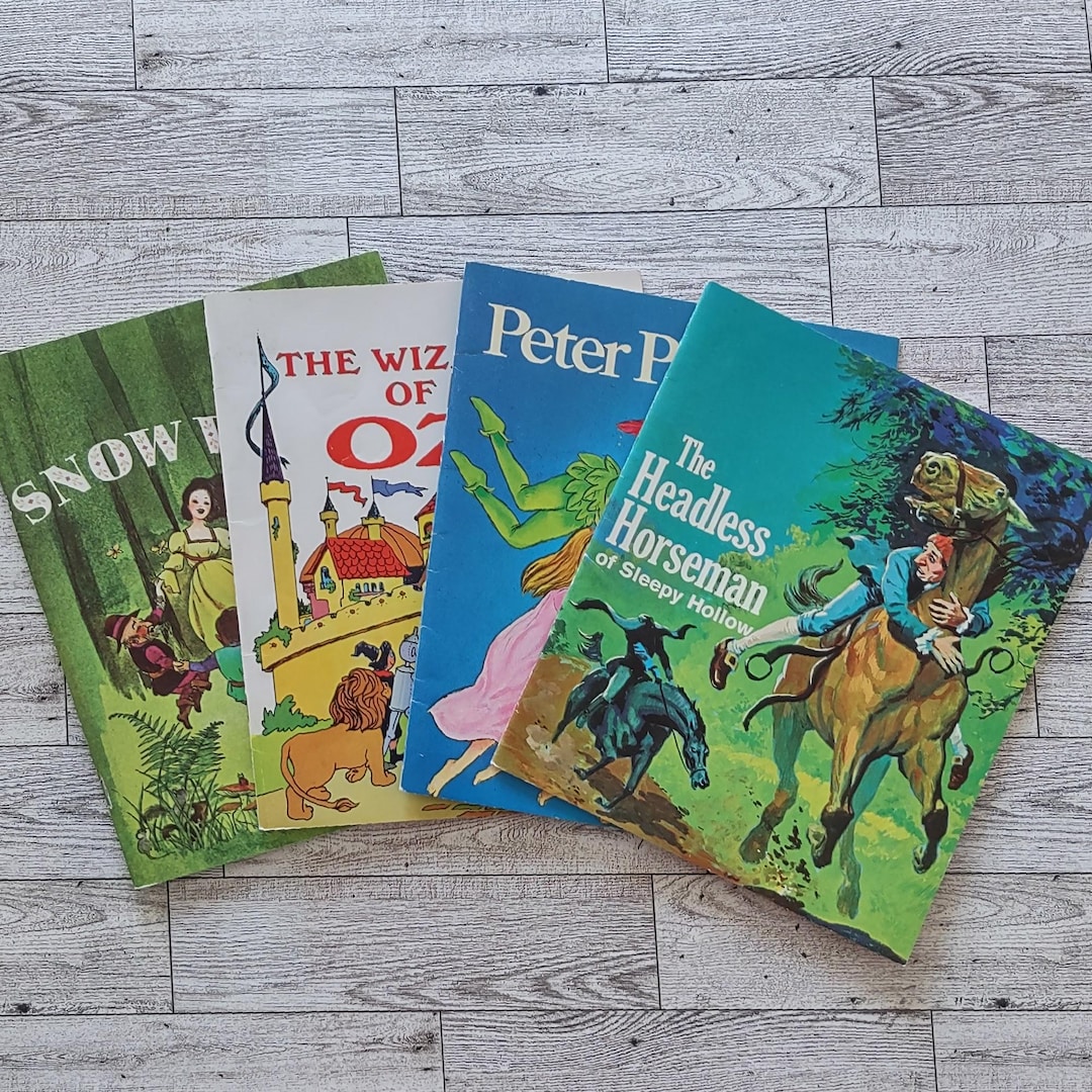 Vintage 1970 Educational Reading Paperback Children Books Headless ...