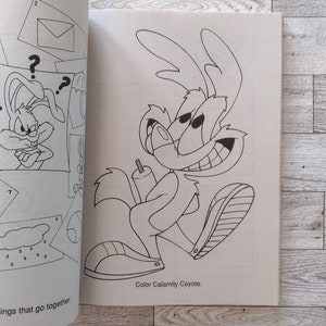 Vintage 1990s Merrigold Press tiny Toons Coloring Activity Books Set of ...
