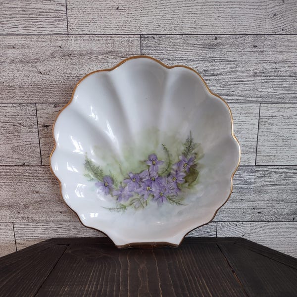 Vintage Violet Dish - Etsy