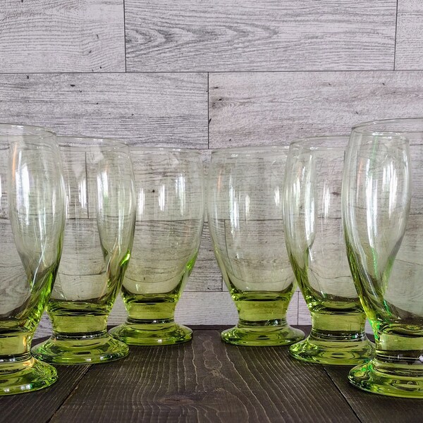 Green Glassware - Etsy
