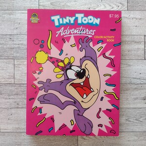 Vintage 1990’s Merrigold Press “tiny Toons” Coloring Activity Books Set ...