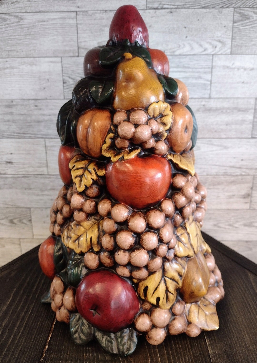 Vintage Holland Mold Ceramic Fruit Topiary Tree Hobbyist Hand - Etsy