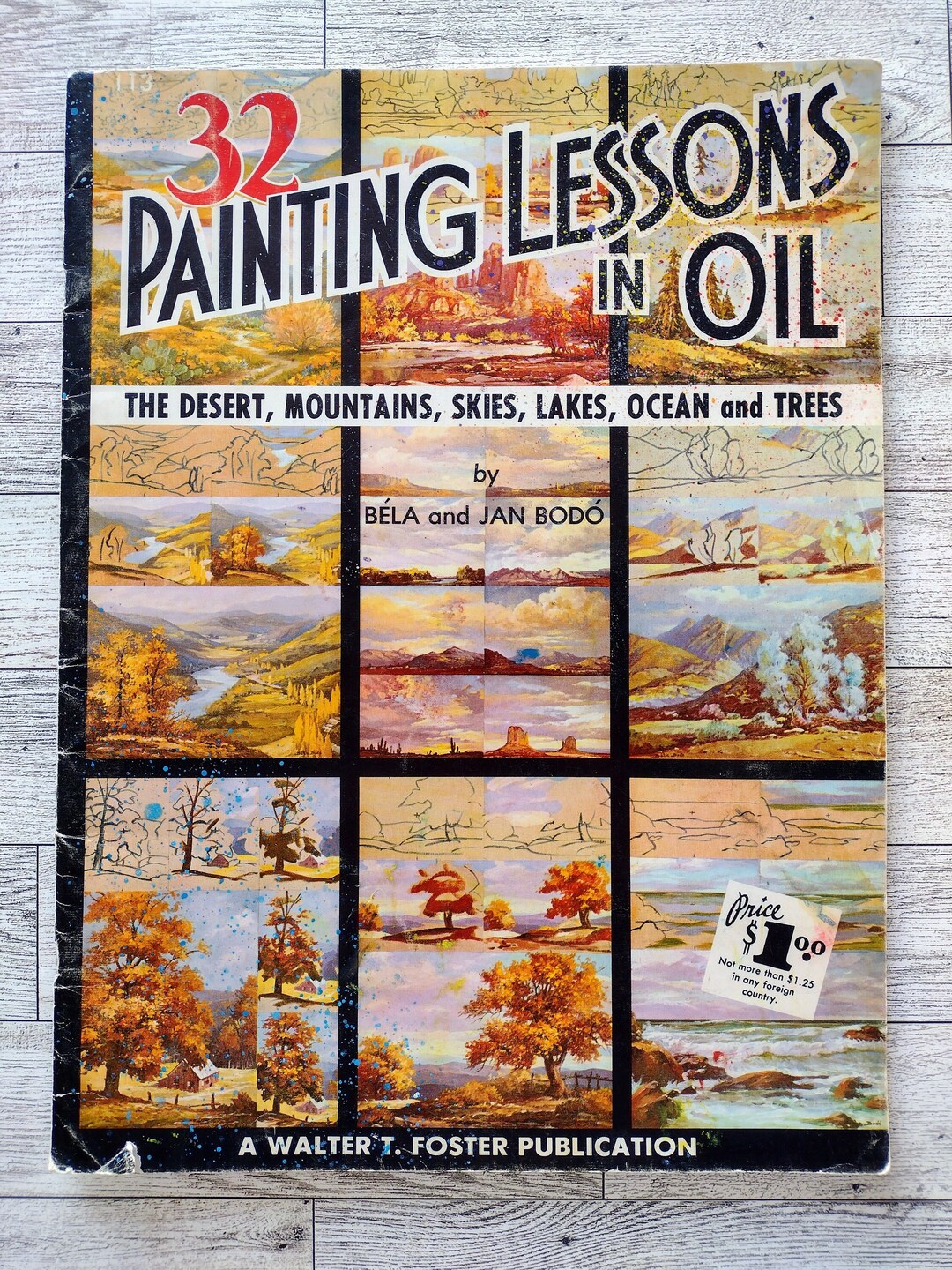 Vintage Oil Painting Lesson Book 32 Painting Lessons in Oil by Walter T ...
