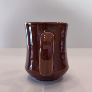 Vintage Rego Brown Glaze Sturdy Heavy Restaurant Coffee Mugs Set of 4 ...