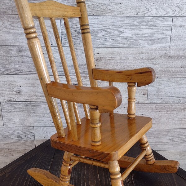 Doll Rocking Chair - Etsy