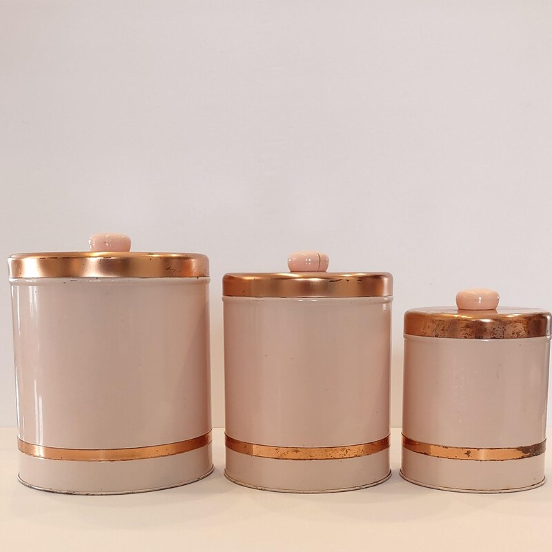 Pink Canisters - Etsy