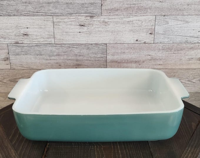 Vintage 1950s Pyrex Milk Glass Rectangle Baking and Serving Dish Heinz ...