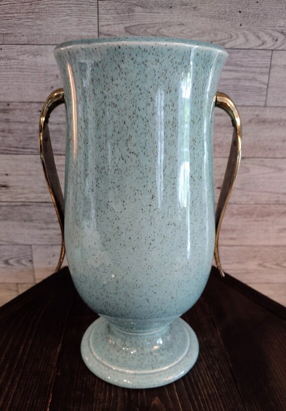 Vintage MCM Red Wing Pottery Vase Designed by Charles - Etsy