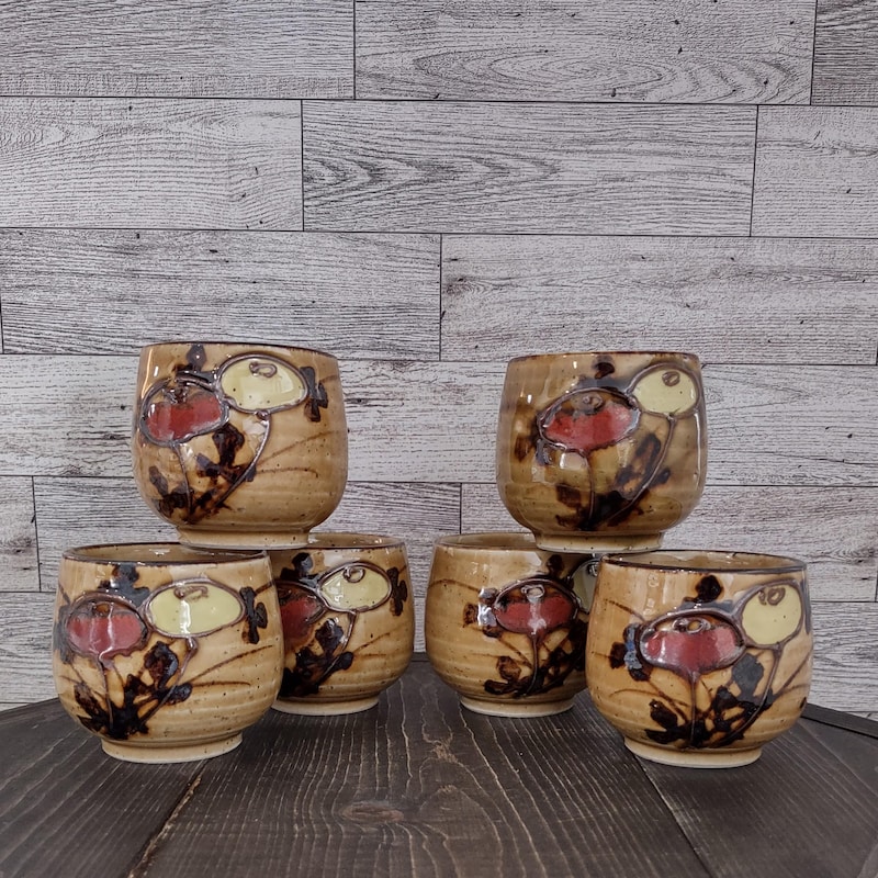 Asian Tea Cups Pottery - Etsy