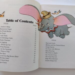 Vintage 1973 walt Disneys Dumbo Favorites Hardback Book the Danbury ...