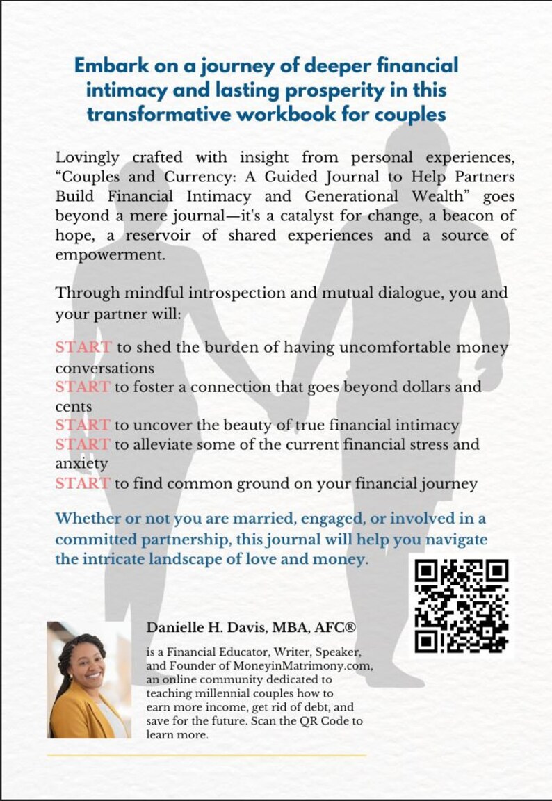 Couples and Currency: Guided Money Journal - Marriage Counseling, Money ...