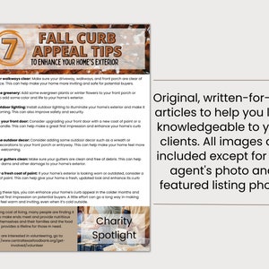 November Real Estate Newsletter, Fall Real Estate Templates, Realtor ...