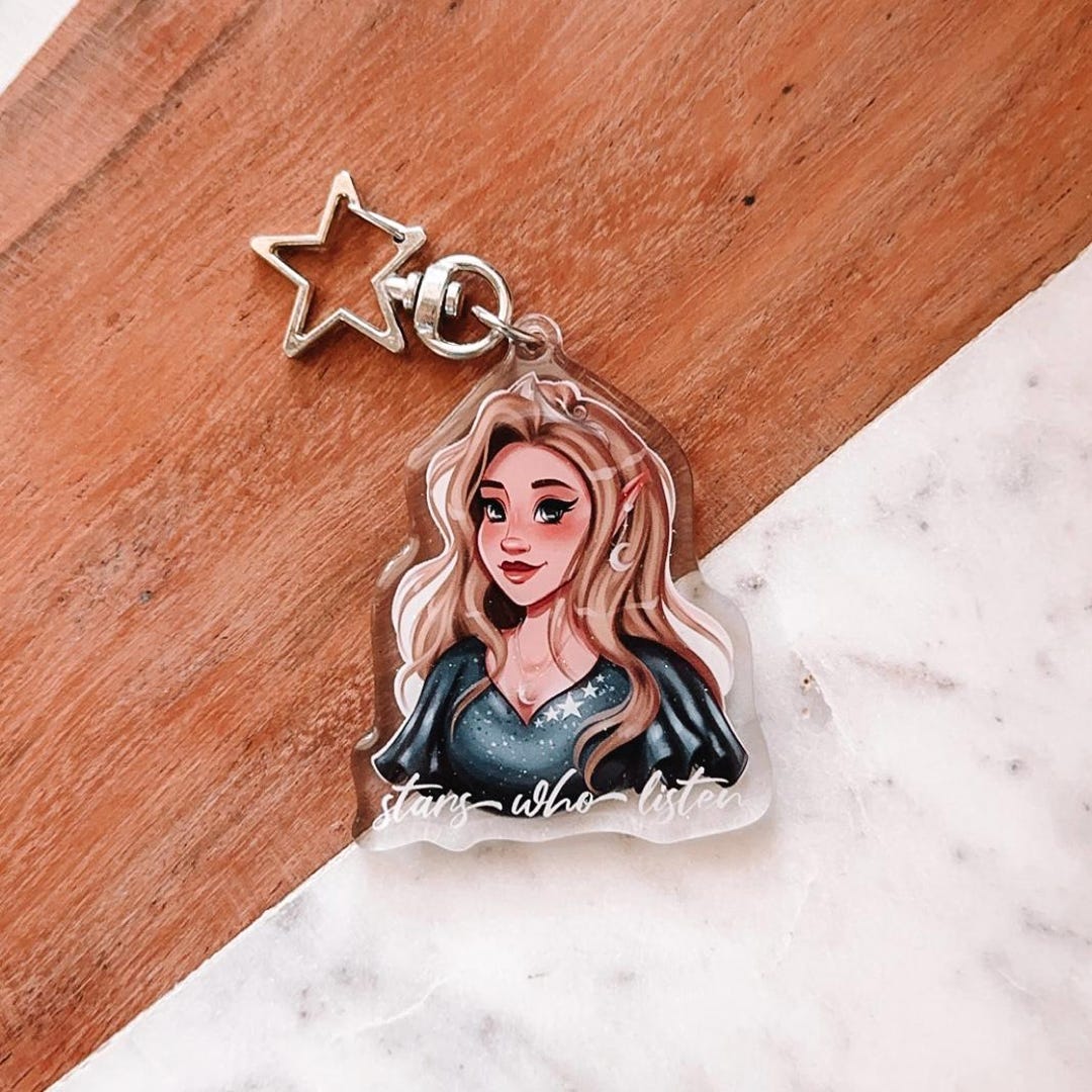 Feyre Archeron Epoxy Resin Keychain | Officially Licensed | Stars Who ...
