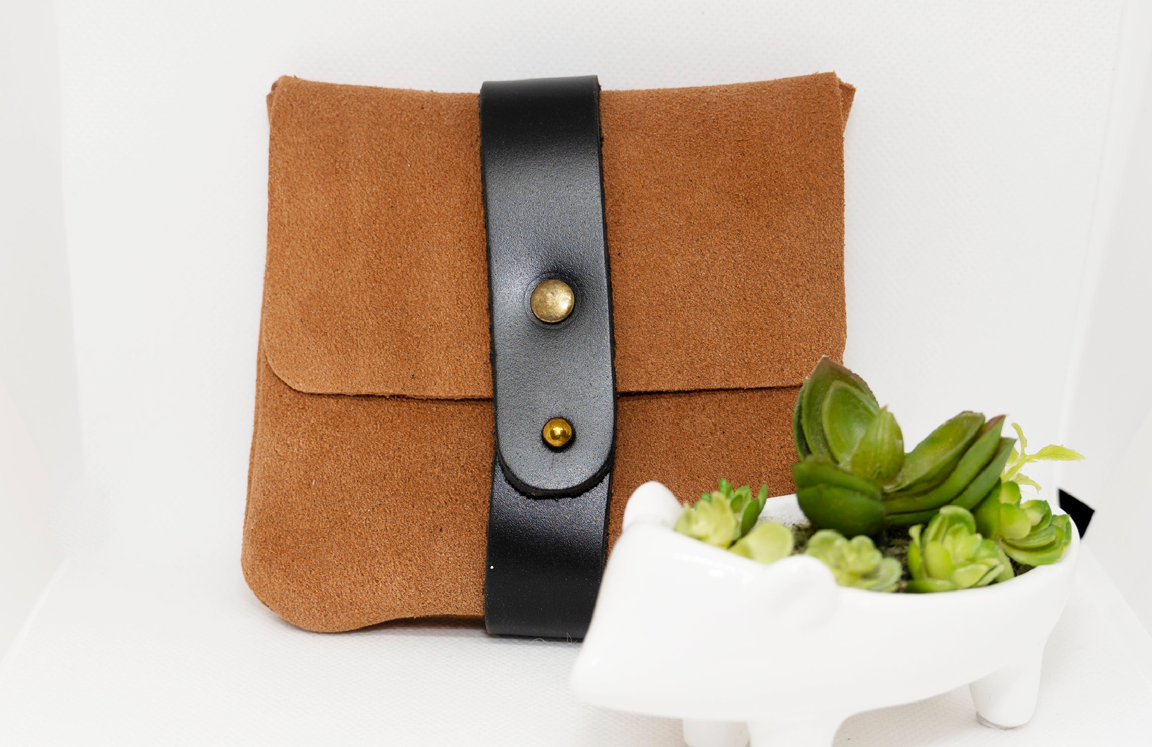 Handcrafted Boho-chic Genuine Leather Ethnic Mala Pouch With Flap Strap ...