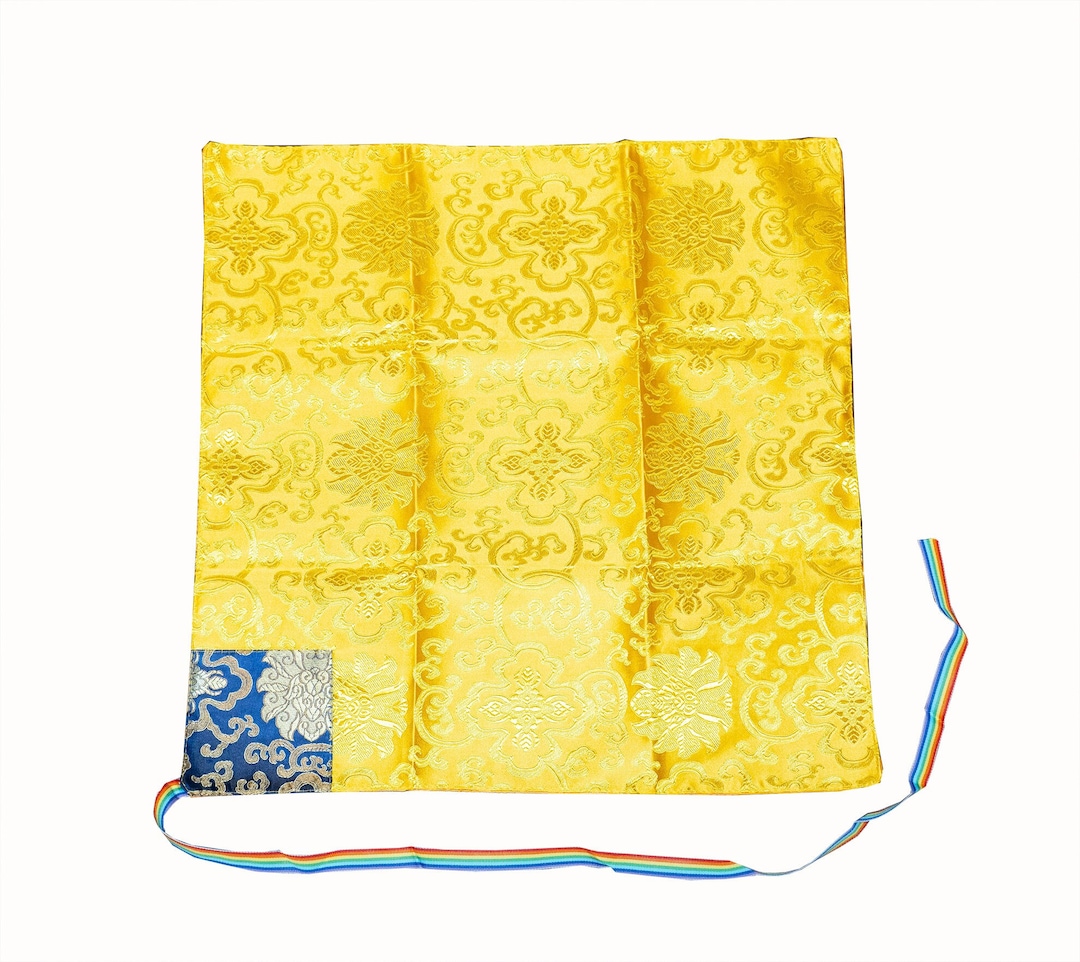 Tibetan Traditional Cloth Wrap/ Tibetan Puja Book Cover/ Ritual ...