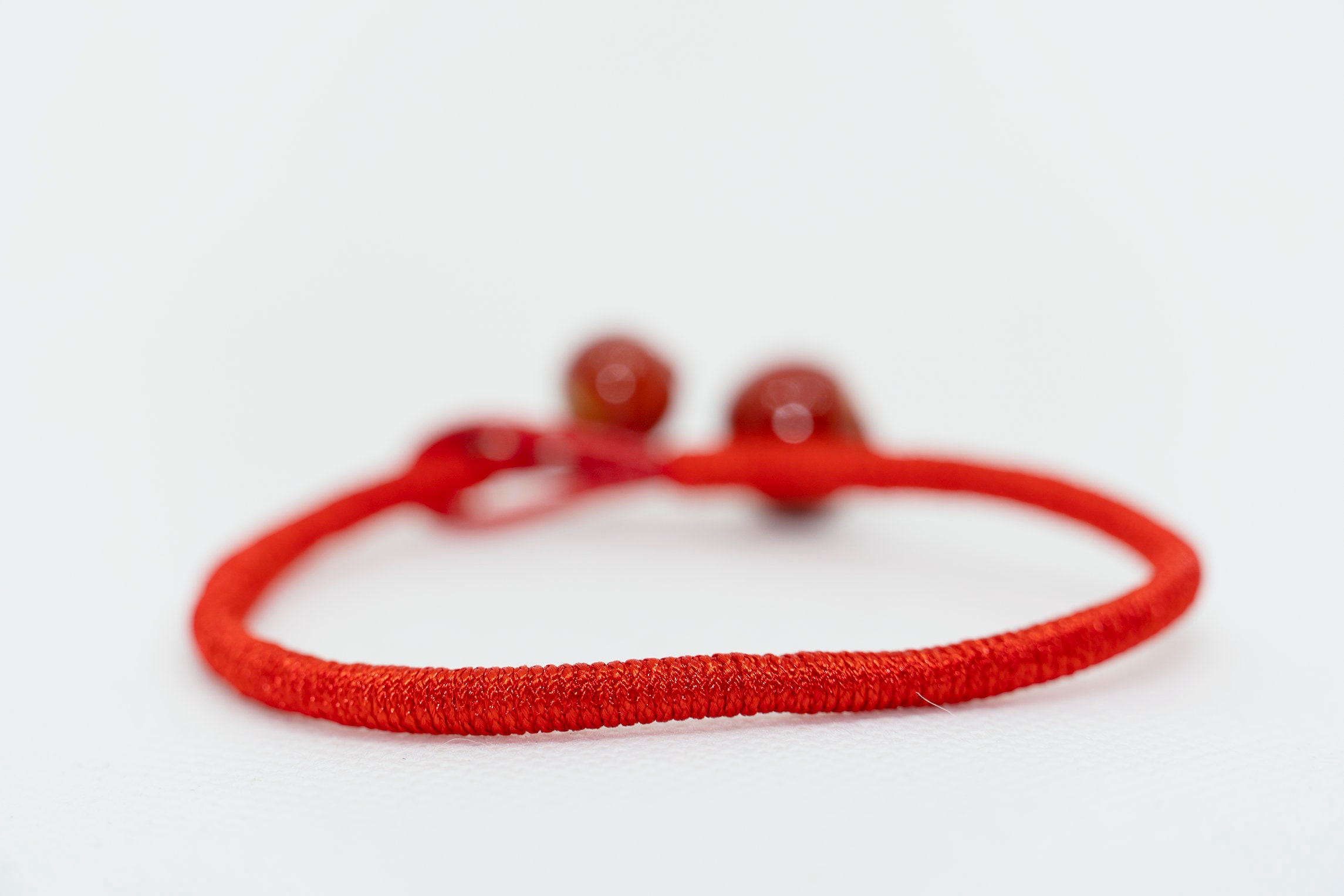 Hatha Red Auspicious Lucky Knot Braid Bracelet, Braid Bracelet ...