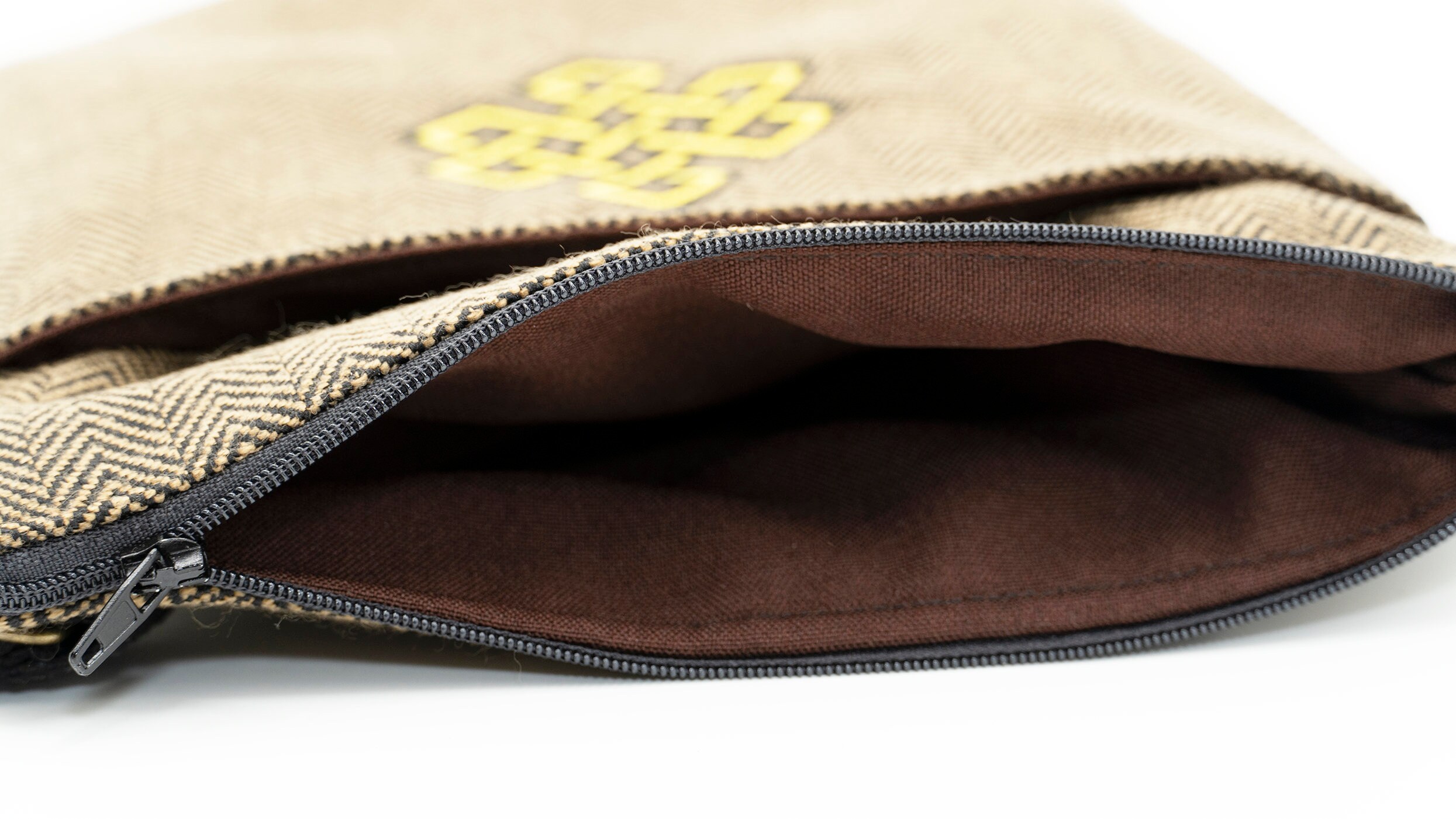 Tibetan Endless Knot Embroidered Crossbody Bag, Eternal Knot Buddhist ...