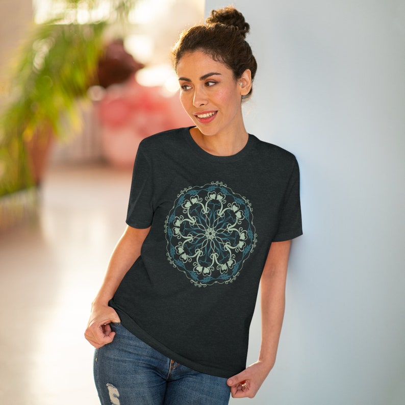 Floral Mandala Shirt, Vintage Mandala Shirt, Love Shirt, Yoga Shirt ...