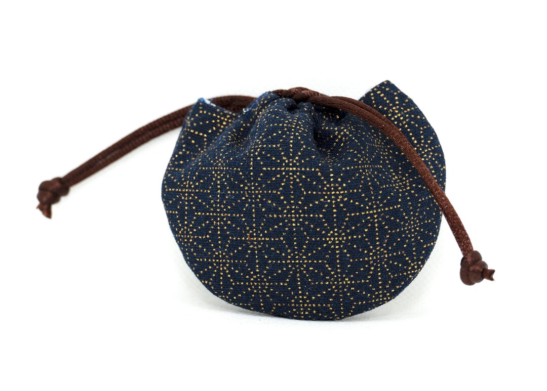 Cute Japanese Fabric Japanese Minimalist Oriental Gold Print Navy ...