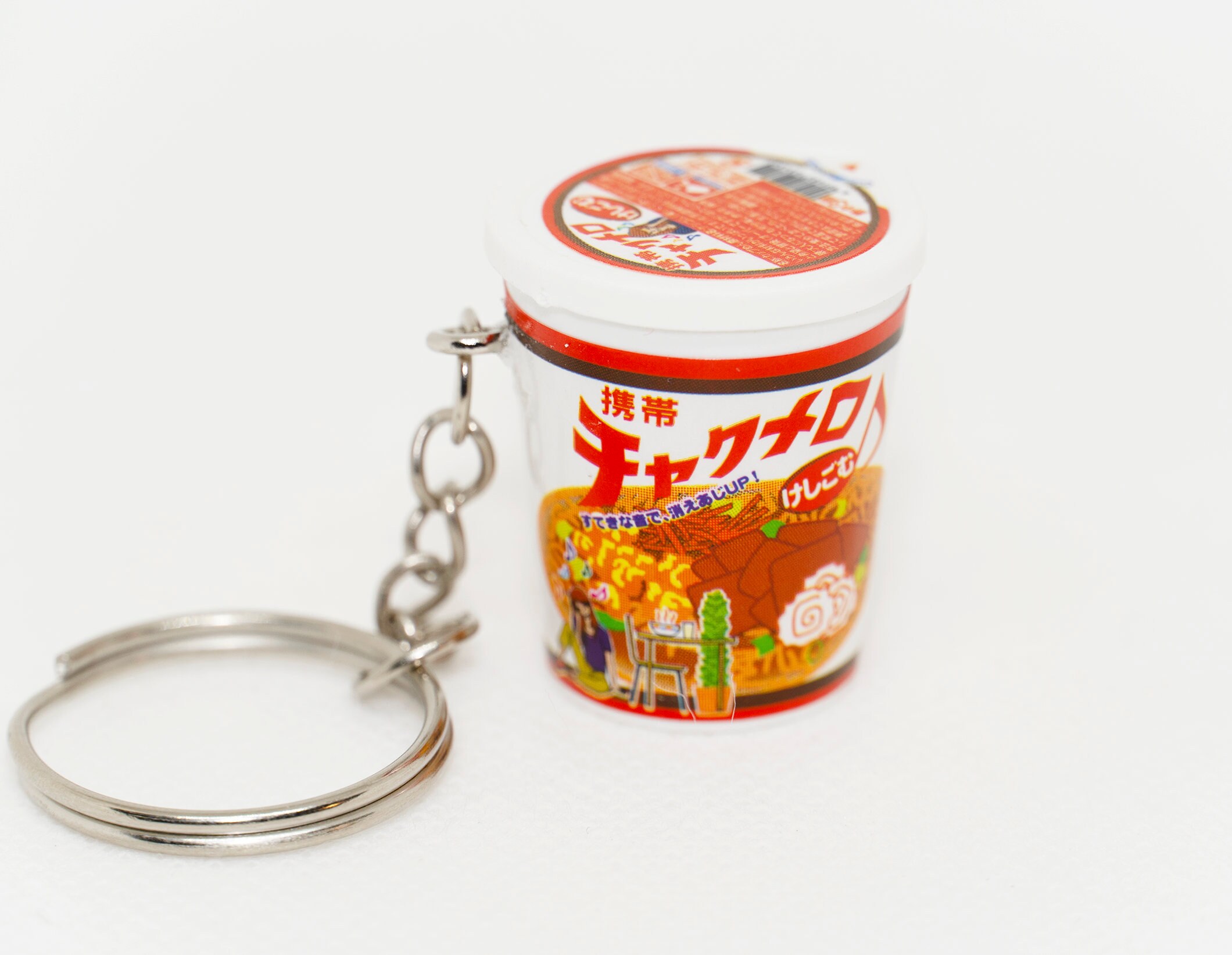 Japanese Miniature Cups Noodle Ramen Keychain, Realistic Japanese ...