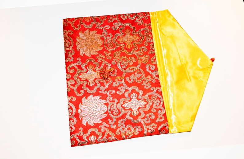 Tibetan Traditional Fabric Envelope Silk Pouch for Buddhist Practice ...