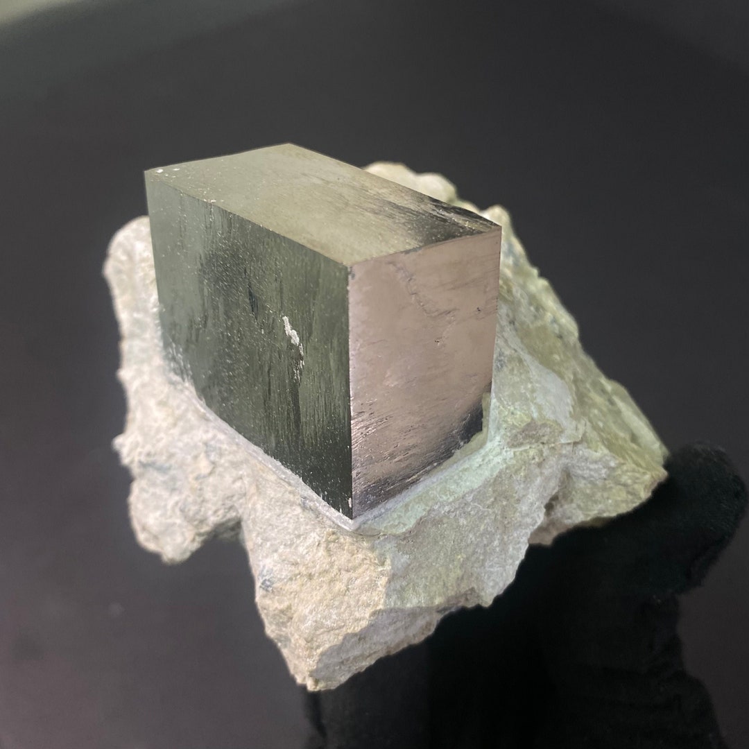 Rectangle on Matrix Pyrite Specimen From Mina Ampliación A Victoria ...