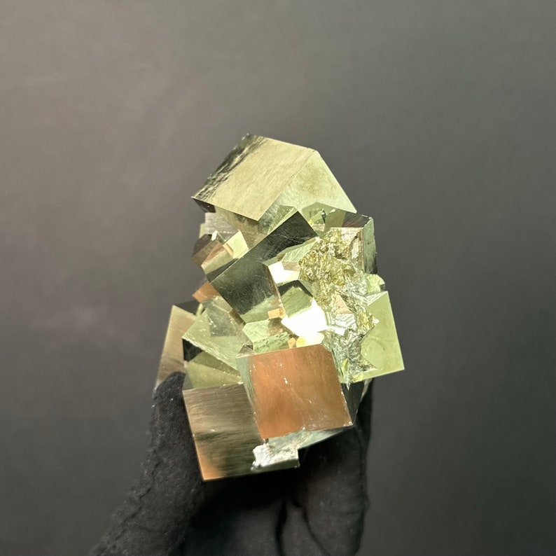 Ingrown Cubic Pyrite With Damage From Mina Ampliación A Victoria ...
