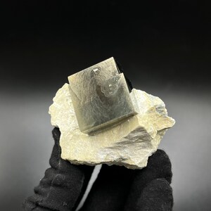 Rectangular Pyrite Crystal on Matrix From Mina Ampliación A Victoria ...