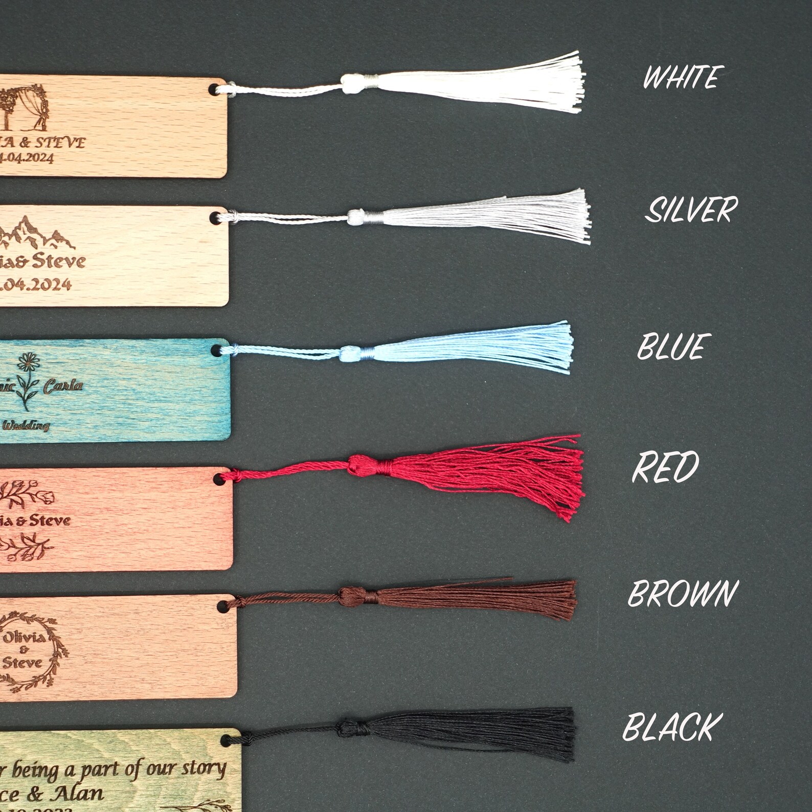 Personalized Wood Bookmark: Custom Teacher Student Gift - Etsy